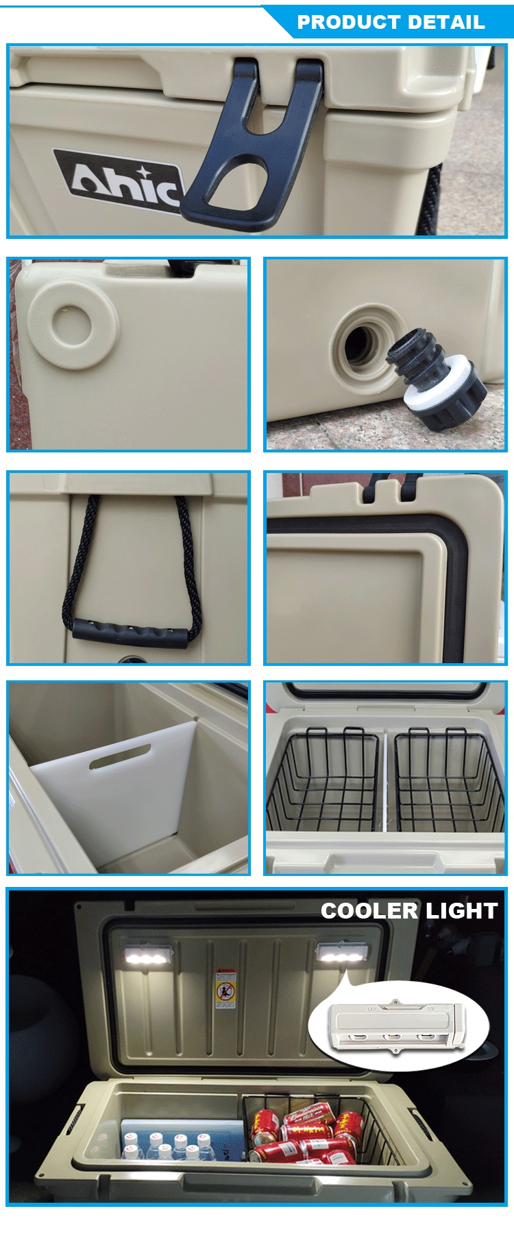 BH Series Hard Coolers For Outdoor Camping - AHIC