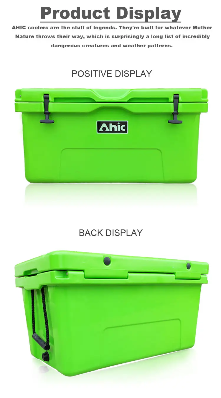 85L Big Colorful Rotomolded Ice Fishing Cooler Box for Outdoor Use - AHIC